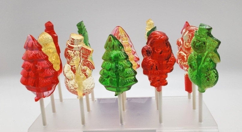 Christmas Holiday Clear Toy Lollipops (GF) (Available November ...