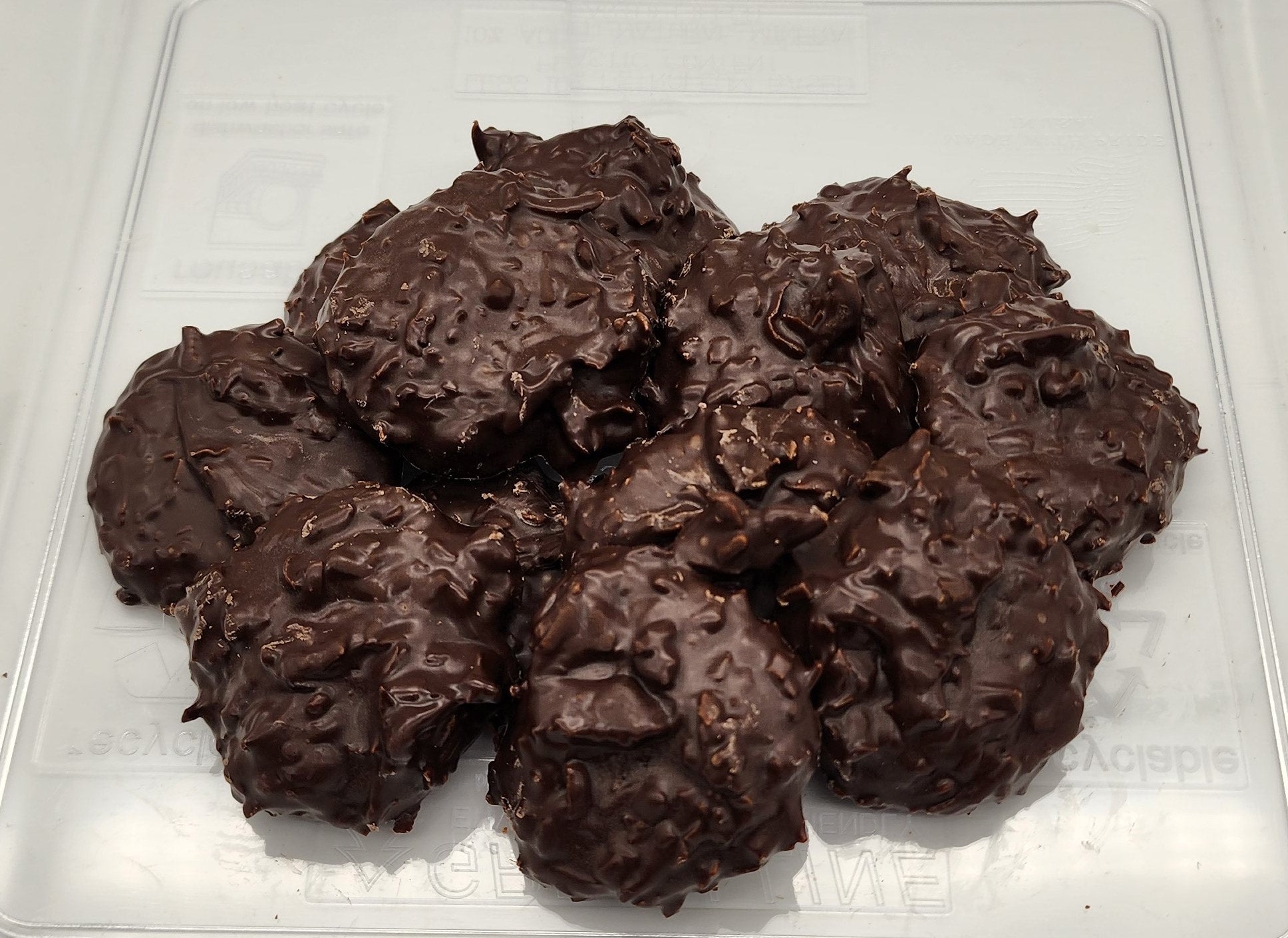 Coconut Cluster Dark Chocolate (GF) | Jenny's Sweets and More ...
