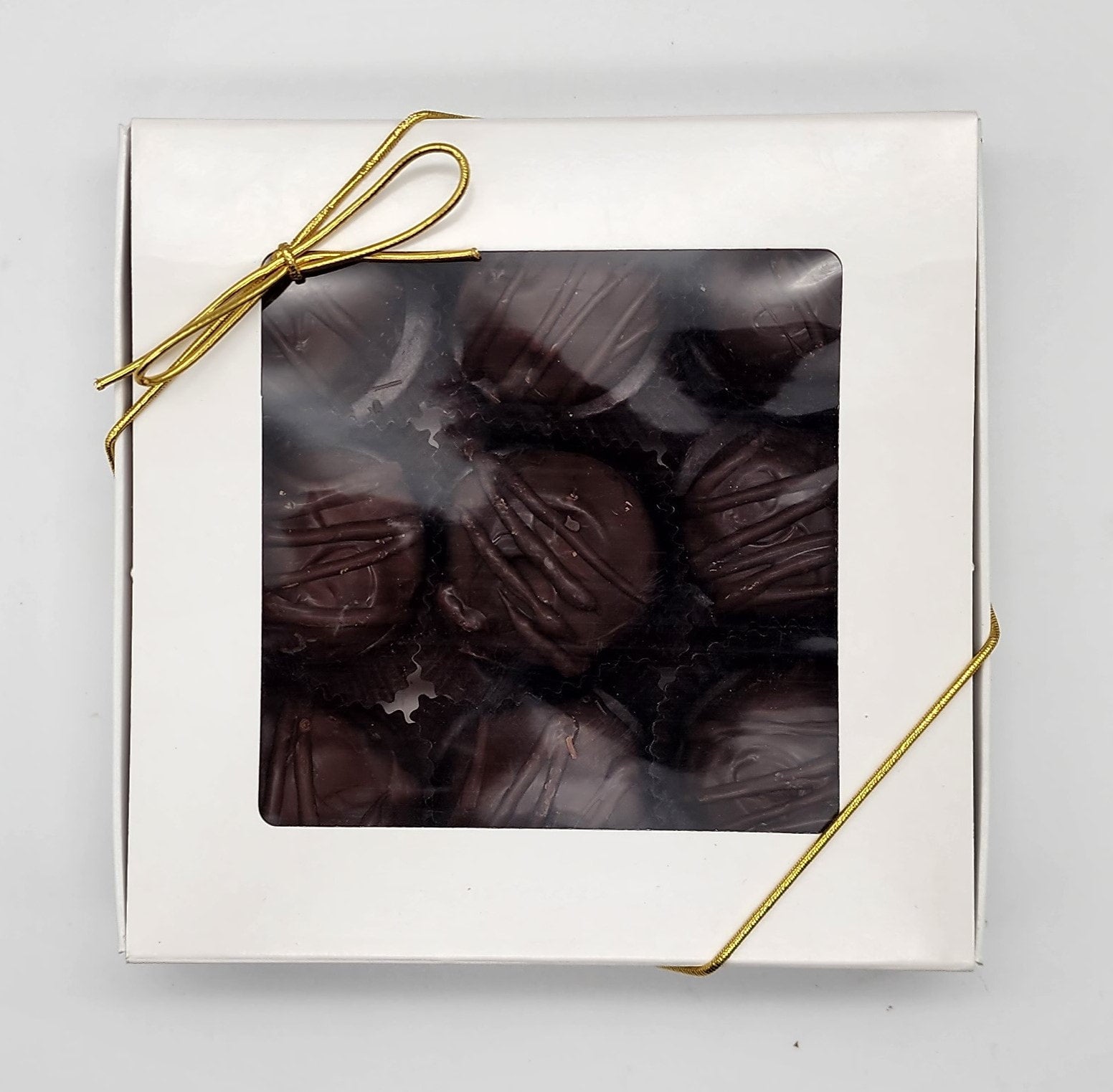 9 Piece Box Dark Chocolate Creamy Peanut Butter Drop | Jenny's Sweets ...