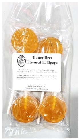 Butter Beer Flavored Lollipops | Jenny's Sweets and More "Seriously ...